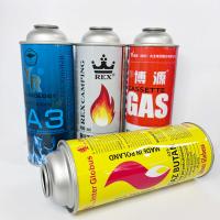 China CMYK Printing Metal Butane Gas Canister 1.4 Mpa Burst Pressure for sale