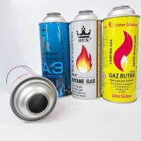 China Tinplate Butane Gas Reservoir / Butane Can For Camping for sale