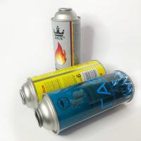 China Tinplate Butane Gas Tank with CMYK 4 Color and Panton Color 1 X Canister for sale