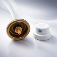 China Sustainable Fragrance Dispensing Valve with 20mm Mounting Cup Standard Flow and Recyclable Material for sale