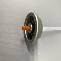 China Aerosol Hair Glue Valve with Corrosion-Resistant Aluminum Cup and Leak-Proof Gasket for Precision Mist Undetectable Hold for sale