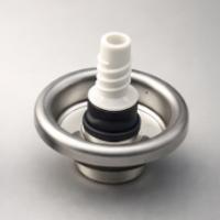China One Inch PU Foam Aerosol Valve with Extended Dip Tube for Controlled Dispensing for sale