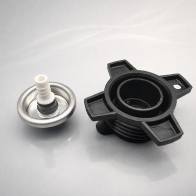 China One-Inch PU Foam Valve with Extended Dip Tube and Tinplate Construction for Pressurized Foam Dispensing for sale
