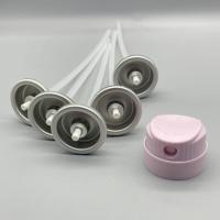 China One Inch Aerosol Valve for Powder-Based Dry Shampoo with Tinplate Construction for sale