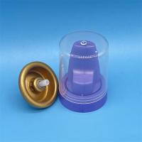 China One Inch Inverted Gold Aluminum Aerosol Valve System for Premium Hair Mousse for sale