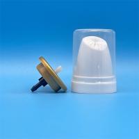 China One Inch Inverted Gold Aluminum Aerosol Valve System for Premium Hair Mousse for sale