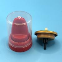 China 1 Inch Aluminum Aerosol Valve For Hair Styling And Conditioning Foams for sale