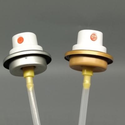 China Precision Aerosol Dispensing Valve, Air Freshener Metering Valve for Home & Car, 20mm Mounting, 0.45mm Orifice for sale