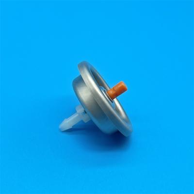 China One-Inch Hair Mousse Inverted Aluminum Valve with Anti-Clog Seal for Hair Styling for sale