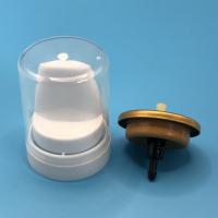 China Inverted Aluminum Aerosol Valve Lightweight Aluminum Valve for Hair Mousse for sale