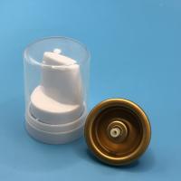 China Inverted Aluminum Aerosol Valve Lightweight Aluminum Valve for Hair Mousse for sale