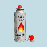 China 227g Portable Gas Cartridge Valve With Red Cover General Application Tin Cans for sale