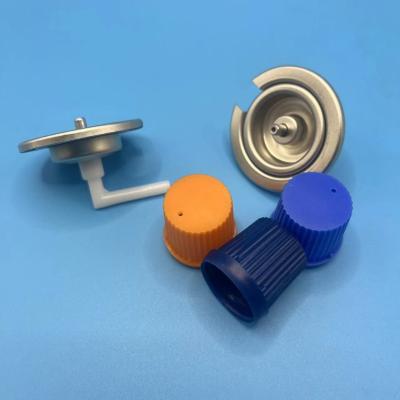 China Buna Inner Gasket Gas Cartridge Valve For Butane Fuel Canister And Butane Gas Cartridge for sale
