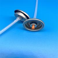 China Clear Lacquered Tinplate Mounting Cup for Mdf Kit Activator Valve / Fiberboard Kit Activator Valve for sale