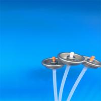 China Innovative Dual Sided Tinplate Mounted MDF Valve Assembly With Stainless Steel Spring for sale