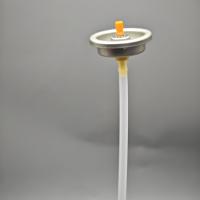 China 1 Inch Tinplate Shaving Foam Valve Metal Actuator for Chemical Aerosol Metal Cans for sale