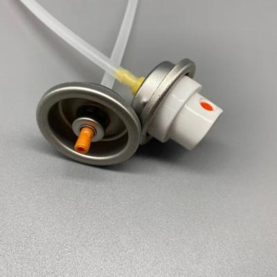 China 1 Inch Foam Cleaner Aerosol Valve with Integrated Brush Cap for Car Interior Cleaning Spray for sale