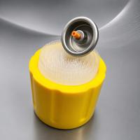 China Precision Foam Aerosol Valve and Protective Cap Assembly for sale