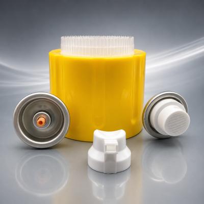China Grease-Cutting Foam Cleaner Aerosol Valve with Wide-Orifice Design for High-Density Foam and Chemical-Resistant Materials for sale