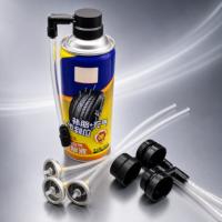 China One-inch Tire Sealant Valve with Tinplate Construction and Quick Connect Coupler for Aerosol Tire Inflators for sale