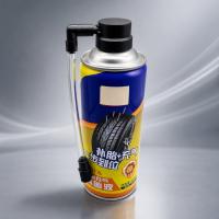 China One-inch Tinplate Aerosol Tire Inflator Valve with Customizable Actuator Color for Tire Maintenance for sale