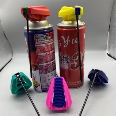 China Aerosol Foldable Trigger Actuator with Corrosion-Resistant Folding Mechanism, Leak-Proof Locking, and Integrated Extension Tube for sale