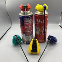 China High-Performance Foldable Trigger Actuator with Leak-Proof Locking Mechanism, Integrated Extension Tube, and Dual-Action Spray Nozzle for Aerosol Care Products for sale