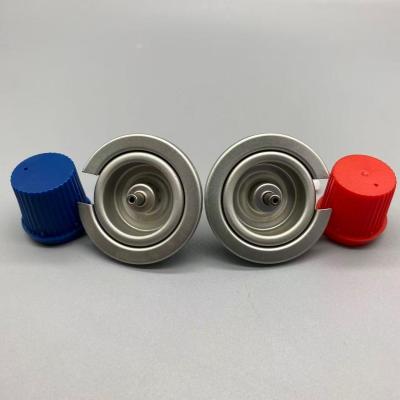 China Continuous Flow Leak-Proof One Inch Aerosol Butane Gas Valve with Cover for Safe Storage for sale