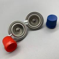China Leak-Proof One Inch Tinplate Butane Gas Valve with Protective Cover for Portable Gas Canisters for sale