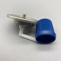 China Leak-Proof One Inch Tinplate Butane Gas Valve with Protective Cover for Portable Gas Canisters for sale