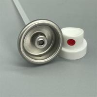 China Female Thread Aerosol Spray Valve with Anti-Clogging Nozzle and Chemical Resistance for Various Glue Formulations for sale