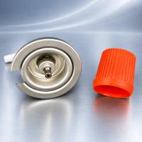 China 1-Inch Tinplate Butane Gas Valve for Controlled Flow Butane Refill for sale