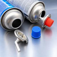 China 1-Inch Tinplate Butane Gas Valve for Controlled Flow in Butane Refill Systems for sale