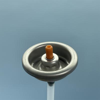 China Shoe and sock washing valve, aerosol foam spray valve for footwear cleaning packaging, stable dispensing and leak-proof usage for sale