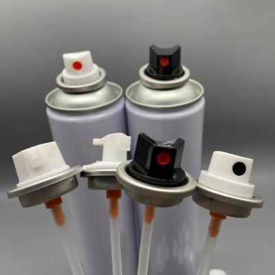 China Precision Color-Coordinated UV-Resistant Male Aerosol Valve with Strong Sealing Performance and Spray Actuator Set for sale