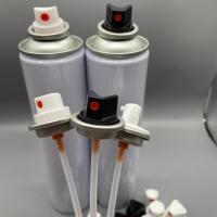China Custom Color Matching Male Aerosol Valve and Actuator with UV-Resistant Painted Surface and Strong Sealing Performance for sale