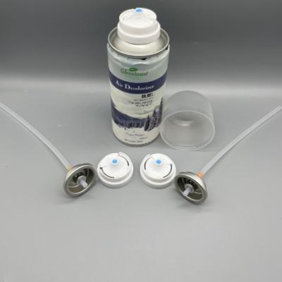 China 25.4mm Aerosol Valve with Plastic Actuator for Clog-Resistant Odor Control for sale
