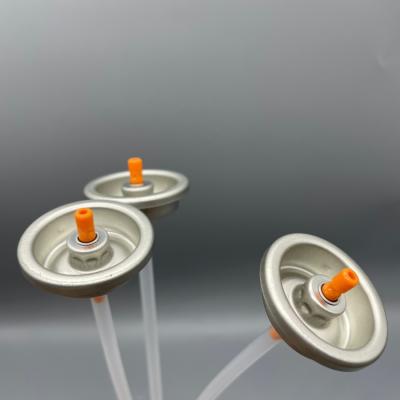 China UV-resistant Color-matched Aerosol Paint Spray Valve Ready-to-install for Flexible Packaging for sale