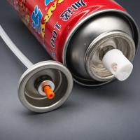 China Custom Ribbon-Color One Inch Aerosol Valve Assembly with Direct Mount Ribbon Valve Actuator for sale
