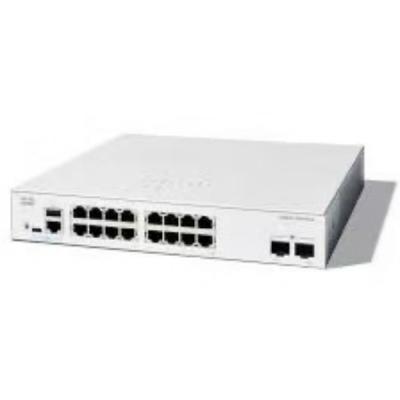 China SFP Fiber Uplinks C1300-16T-2G Cisco Switch 16 Port Gigabit For SMBs for sale