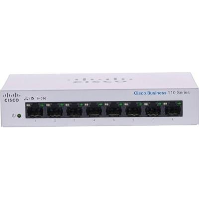 China Plug And Play Gigabit Cisco Switch CBS110-8T-D-CN 176Gbps Cisco 8 Port Switch for sale