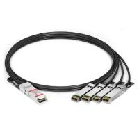 China 40G To 4x10G Breakout DAC Cable Plug-And-Play , Low Latency Cisco Cables And Accessories for sale