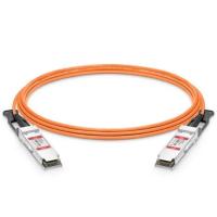 China 40Gbps High-Speed QSFP+ AOC , 7m Low-Latency Fiber Cable Cisco Cables And Accessories for sale