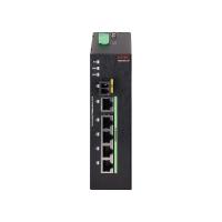 China Industrial-Grade PoE+ Switch With Gigabit Ports & ERPS Ring - H3C LS-IE4300U-6P-BS for sale
