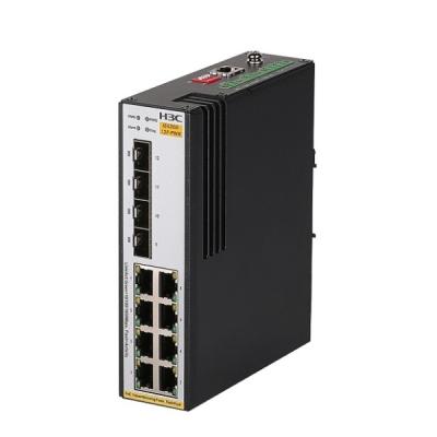 China Industrial-Grade PoE+ Switch With 12 Ports , 180W Power & ERPS Ring , H3C LS-IE4300-12P-PWR for sale