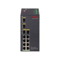 China Industrial-Grade PoE+ Switch With 12 Ports , Wide Temperature & Dual DC Power For Harsh Environments for sale