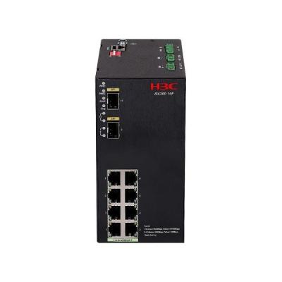 China Industrial-Grade PoE+ Switch With Dual DC Power & Gigabit Ports H3C LS-IE4300-10P-DC for sale