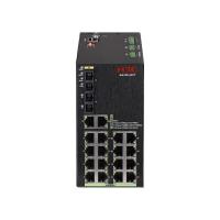 China Industrial Gigabit PoE+ Switch with Dual Power and Wide Temp Range for sale
