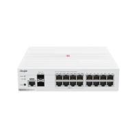 China 16-Port Gigabit Ruijie Switch With 2 SFP Slots Web Managed VLAN QoS Support for sale