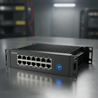 China Juniper ACX2200 Enterprise Router with Fanless Design, 60 Gbps Throughput, and 12-Port Density for Harsh Environments for sale